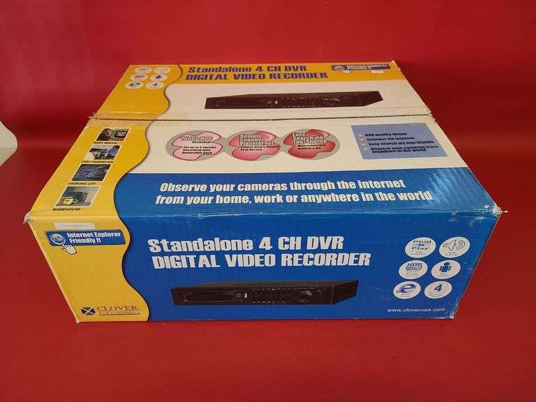 Standalone 4 Ch DVR Digital Video Recorder - Prime Time Auctions, Inc.
