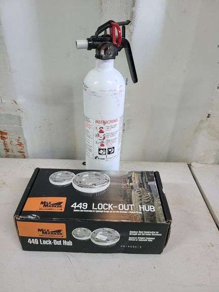 Mile Marker 449 Lock-Out Hub, Fire Extinguisher - Prime Time Auctions, Inc.