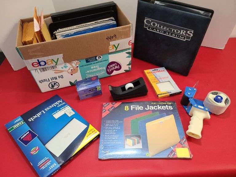 Office Supplies: Envelopes, Binder, Tape Dispensers, File Jackets ...
