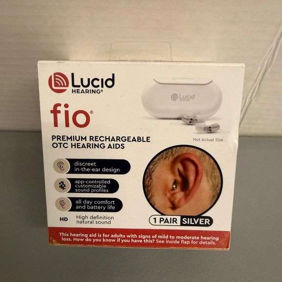 Lucid Hearing Fio Premium Rechargeable OTC Hearing Aids - Prime Time ...