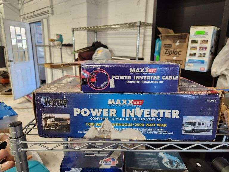 Maxx Power Inverter And Cable - Prime Time Auctions, Inc.