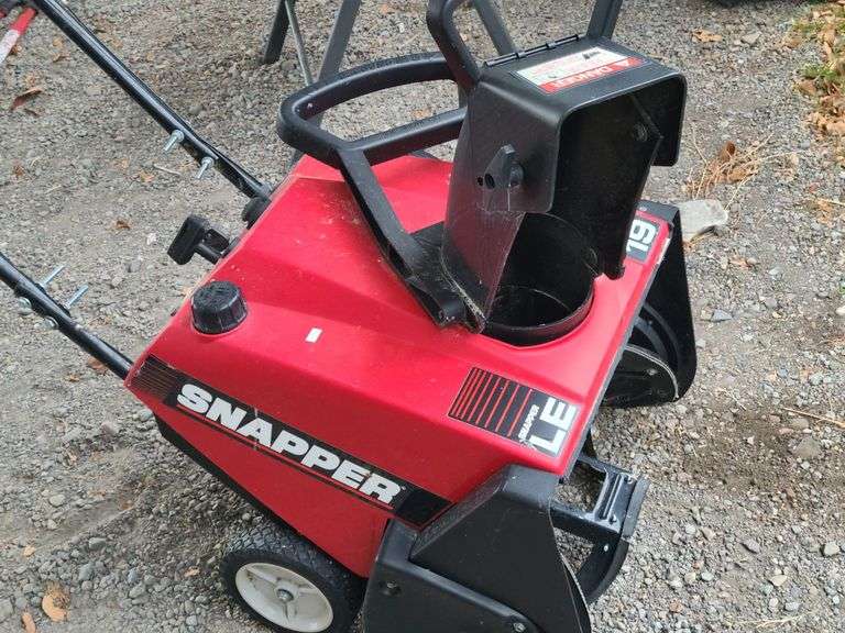 Snapper Snow Blower - Prime Time Auctions, Inc.