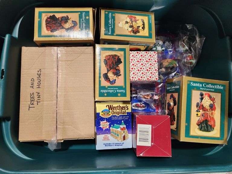 Box of Assorted Christmas Collectibles - Prime Time Auctions, Inc.