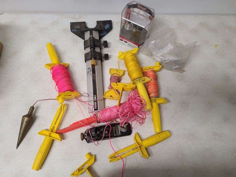 Mason Line Reels, Planer, Plumb Bob, Router Edge - Prime Time Auctions ...