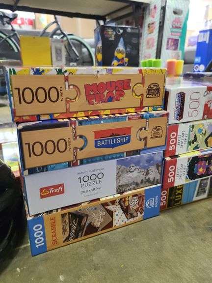 4) 1000 Piece Puzzles - Prime Time Auctions, Inc.