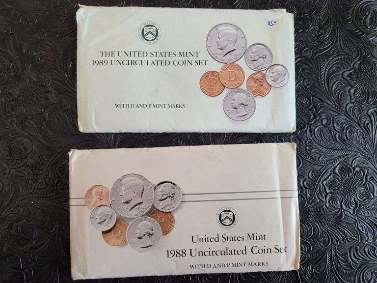 The US Mint 1988-1989 Uncirculated Coin Set - Prime Time Auctions, Inc.
