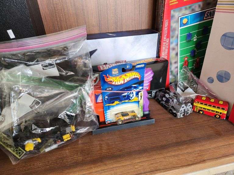 Assorted Legos, Hot Wheel Track, Marvel Hot Wheel Set - Prime Time ...