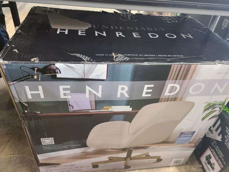 Henredon Murphy Fabric Office Chair - Prime Time Auctions, Inc.