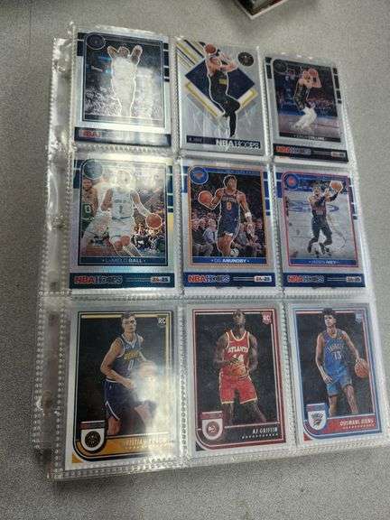 Binder of Assorted Basketball Cards - Prime Time Auctions, Inc.
