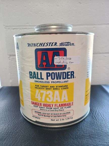 Winchester 473 AA Ball Powder - Prime Time Auctions, Inc.