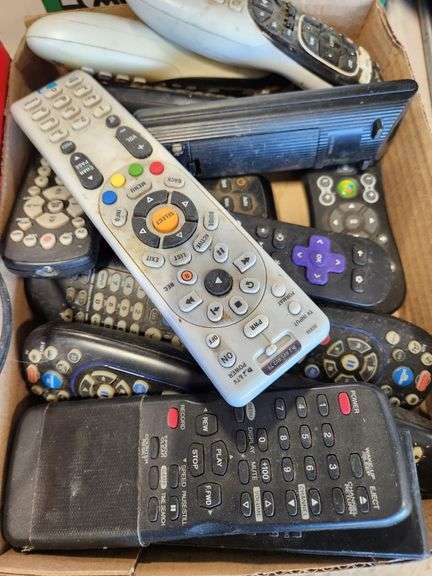 Box of Assorted Remotes - Prime Time Auctions, Inc.