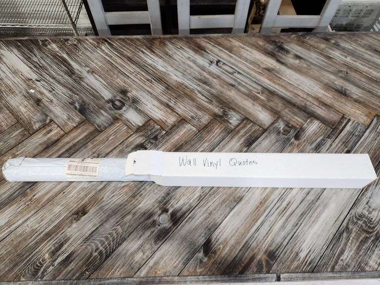 Vinyl Wall Quotes - Prime Time Auctions, Inc.