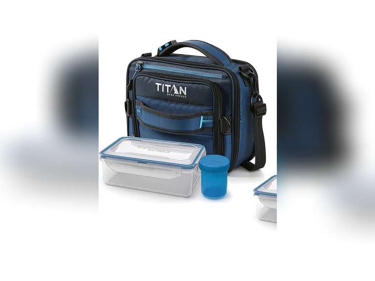 Arctic Zone Titan Expandable Lunch Pack and Container Set with Ice ...