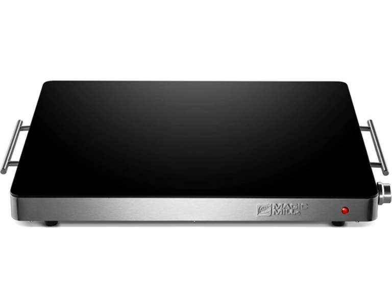 Magic Mill Extra Large Food Warming Tray | Electric Server Glass Top ...
