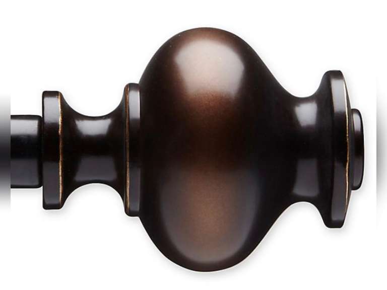 Umbra® Allegro Urne 18-Inch - 36-Inch Curtain Rod Set in Darjeeling ...