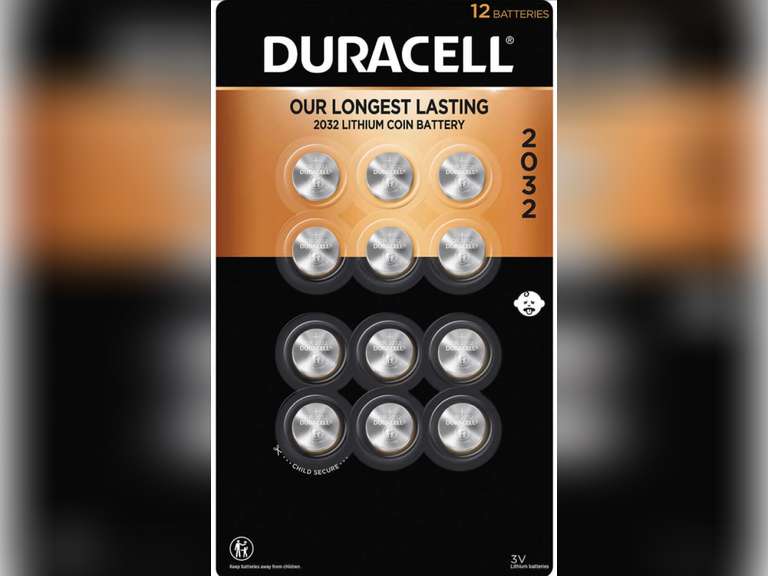 6 Duracell 2032 Lithium 3V Coin Batteries DL/CR 2032 Expiration 2030 9. ...