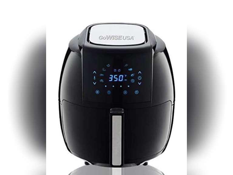 GoWISE USA 1700-Watt 5.8-QT 8-in-1 Digital Air Fryer with Recipe Book ...