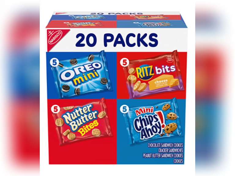 Nabisco Classic Mix Variety Pack, OREO Mini, CHIPS AHOY! Mini, Nutter ...