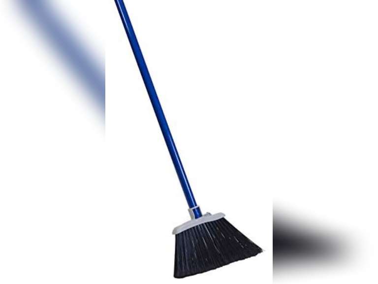 Quickie Angle Cut All-Purpose Broom, Upright Broom for Sweeping Indoor ...