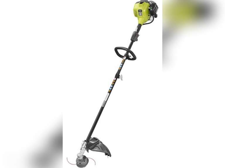 Ryobi RY253SS 25cc Straight Shaft 18" Lawn Grass Weed Trimmer 4 Cycle ...