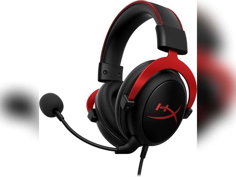HyperX Cloud II - Gaming Headset, 7.1 Surround Sound, Memory Foam Ear ...