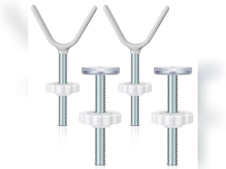 4 Pack Baby Gate Stairs Banister Adapter M8(8mm) Y Spindle Rods Stair ...