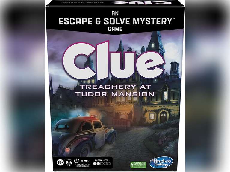 Clue Board Game Treachery at Tudor Mansion, Clue Escape Room Game ...