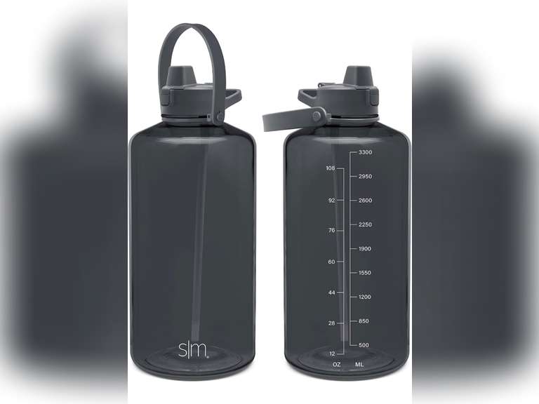 Simple Modern 1 Gallon 128 oz Water Bottle with Push Button Silicone ...