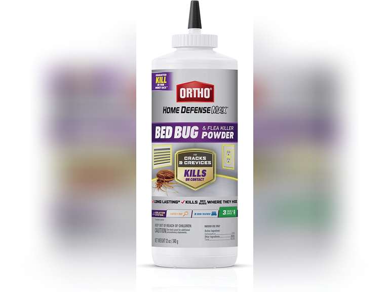 Ortho Home Defense Max Bed Bug and Flea Killer Powder - Kills Bed Bugs ...
