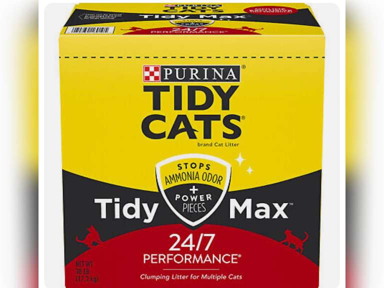 Purina Tidy Cats Clumping Cat Litter, Tidy Max 24/7 Performance Multi ...