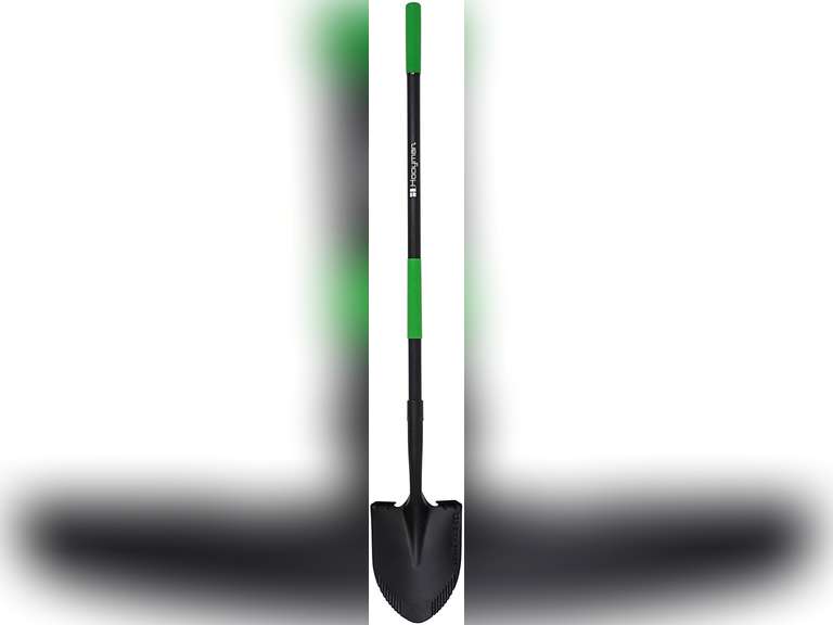 Hooyman Shovel with Heavy Duty Construction, Ergonomic No-Slip Handle ...