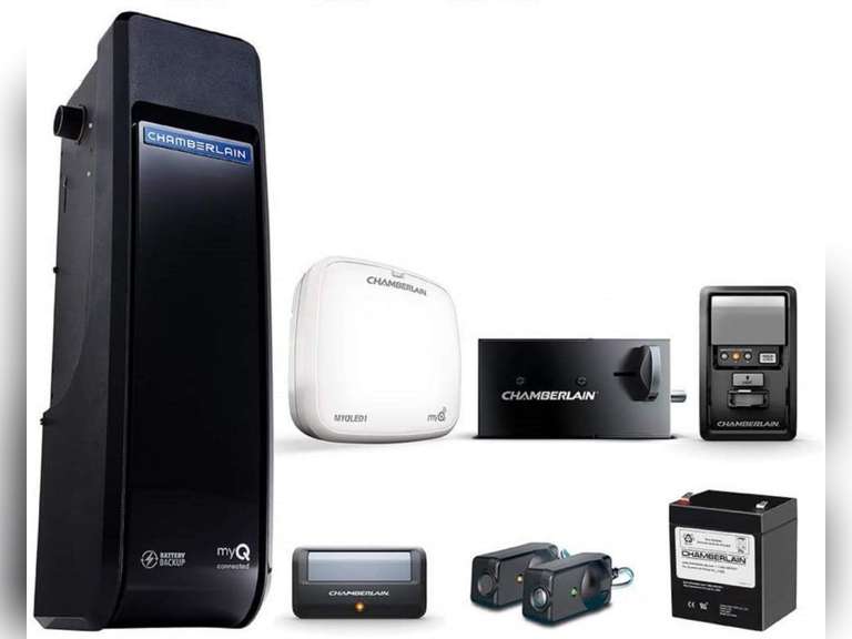 **MISSING PARTS**Chamberlain Smart Garage Door Opener - Wall Mounted ...