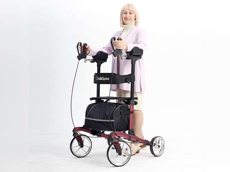 OasisSpace Heavy Duty Upright Walker for 450 lb,Bariatric Upright ...