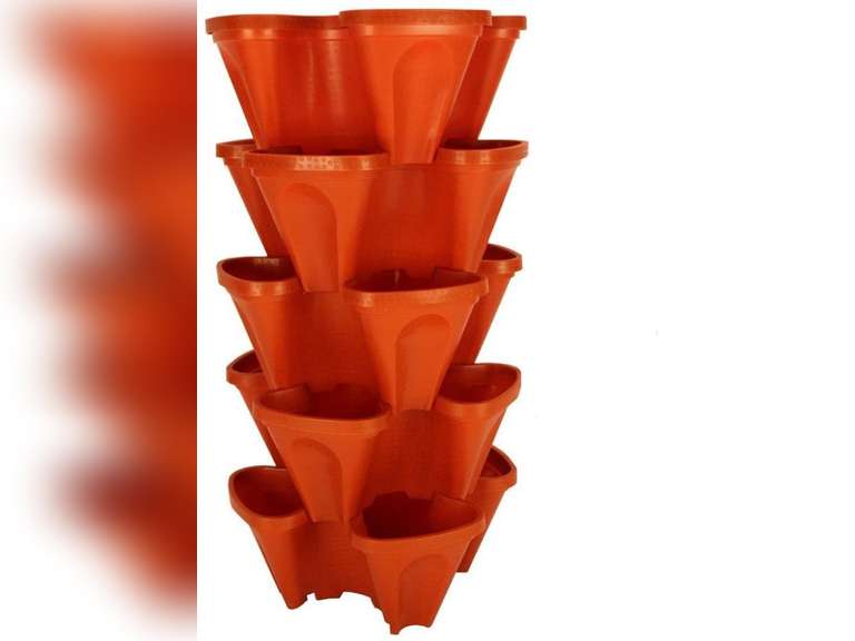 LARGE Vertical Gardening Stackable Planters by Mr. Stacky - Grow More ...