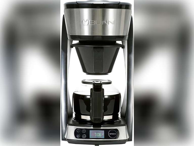 BUNN Heat N Brew Programmable Coffee Maker, 10 cup, Stainless Steel 129 ...