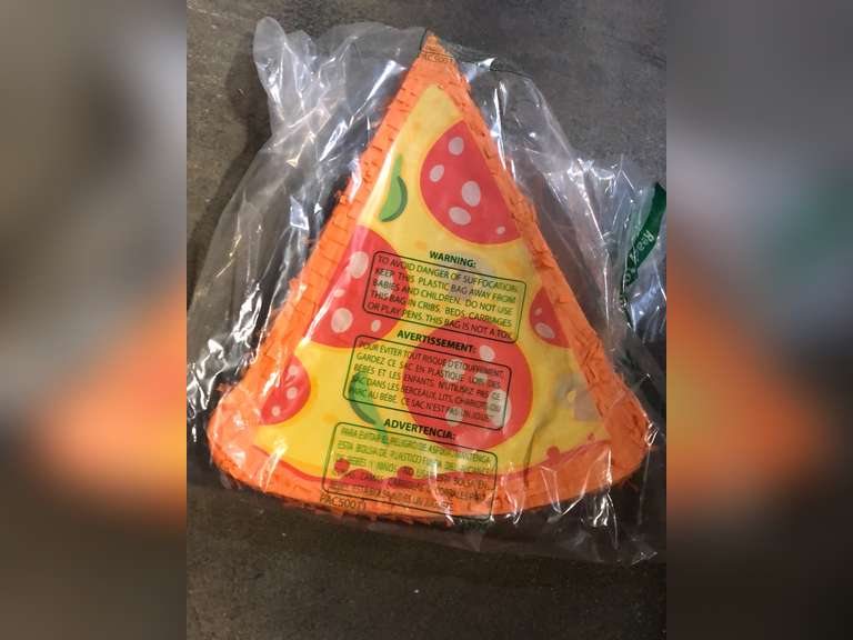 Small Pizza Pinata for Kids Birthday Party Decorations Supplies, 16.5 x ...