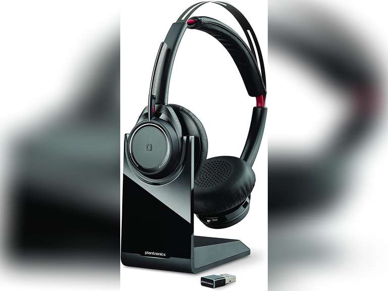 Poly - Voyager Focus UC with Charge Stand (Plantronics) - Bluetooth ...