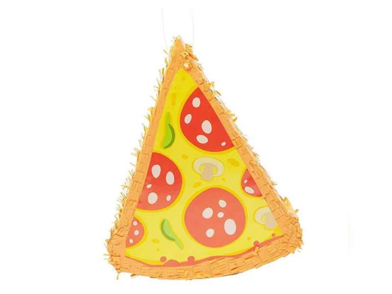 Small Pizza Pinata for Kids Birthday Party Decorations Supplies, 16.5 x ...
