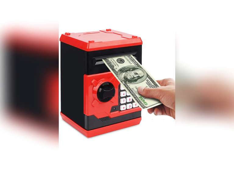 Setibre Piggy Bank, Electronic ATM Password Cash Coin Can Auto Scroll ...