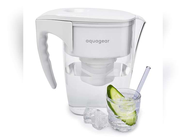 Aquagear Water Filter Pitcher – Lead, Chlorine, PFOA/PFOS ...
