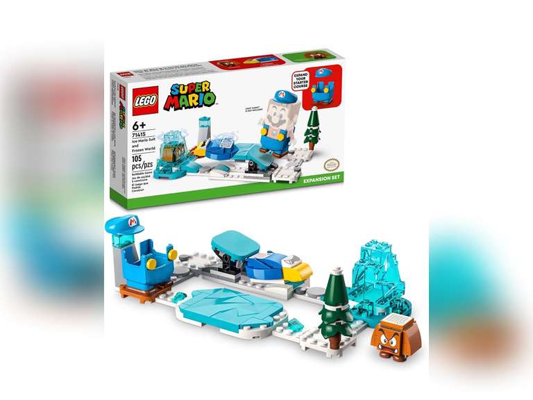 LEGO Super Mario Ice Mario Suit and Frozen World Expansion Set 71415 ...