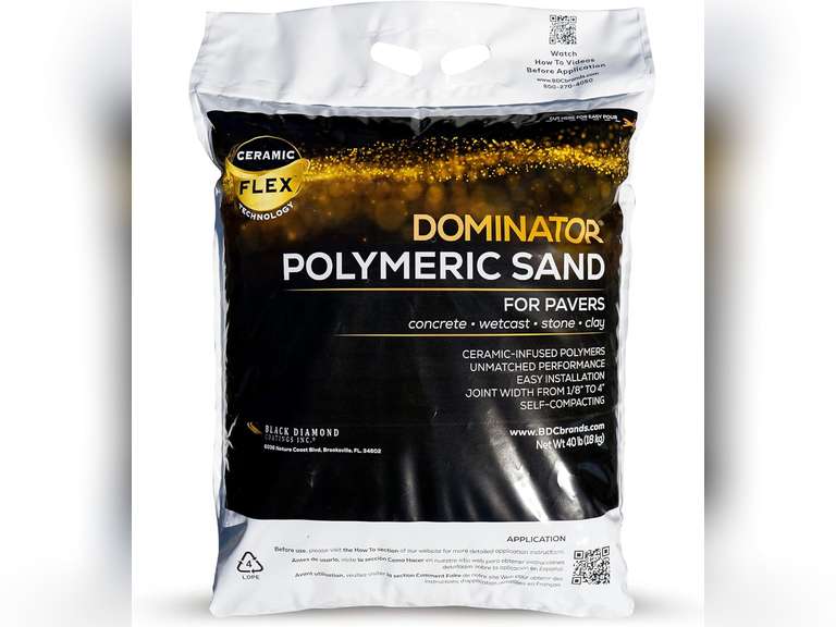 40 Pound Titanium Gray DOMINATOR Polymeric Sand with Revolutionary ...