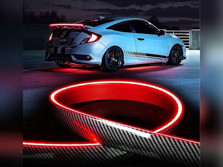 Goodream Light up Car Spoiler, Universal Exterior Rear Roof Spoiler ...