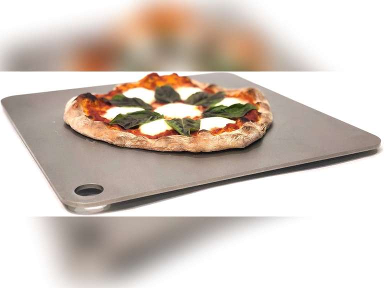 THERMICHEF by Conductive Cooking – Extra Large Pizza Steel Plate for ...