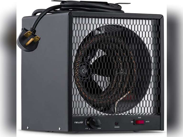NewAir Portable Heater (240V) Portable Electric Garage Heater Heats Up ...