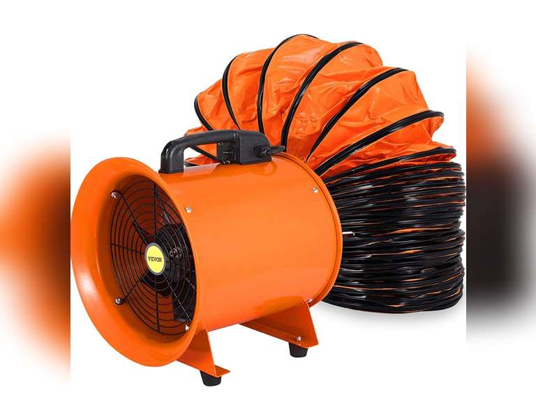 VEVOR Utility Blower Fan, 12 Inches, High Velocity Ventilator, Portable ...