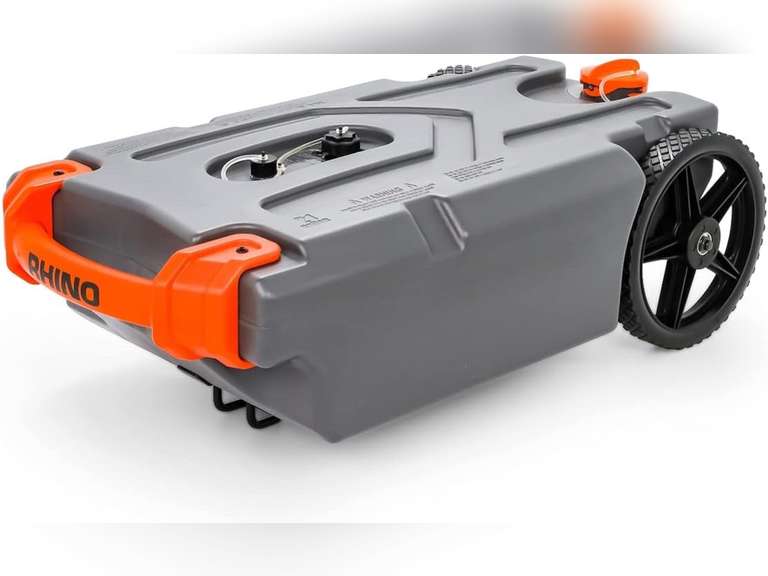 Camco Rhino 21-Gallon Portable Camper/RV Tote Tank | Large Heavy-Duty ...