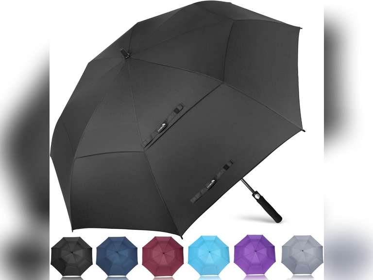 ZOMAKE Golf Umbrella 54 Inch, Large Windproof Umbrellas Automatic Open ...