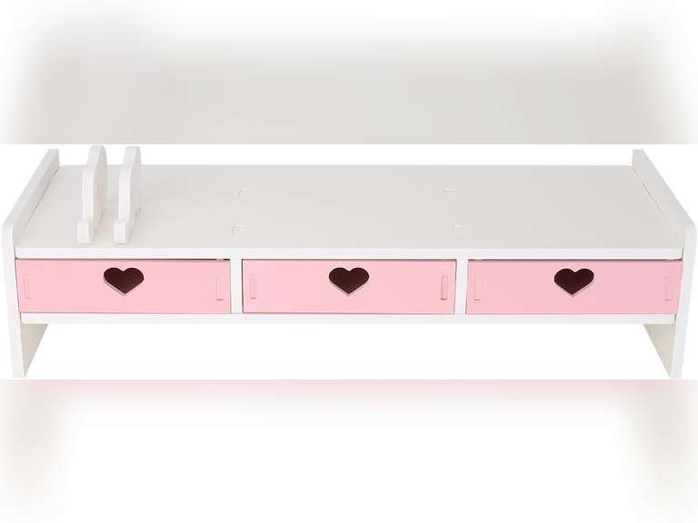 Cute Monitor Stand Kawaii Desk Organizer Cute Desk Organizer with ...