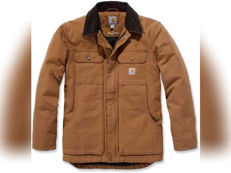 Carhartt Men's Full Swing Relaxed Fit Washed Duck Insulated Traditional Coat size XL 130 ...
